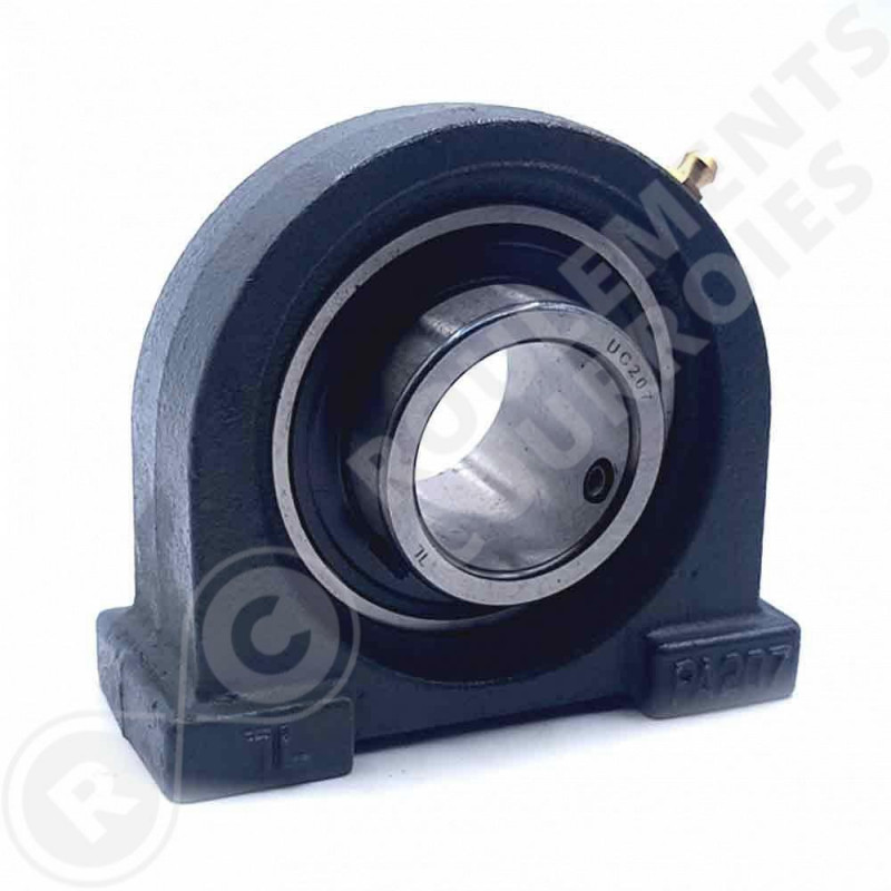 Palier à semelle court serrage vis pointeaux ref UCPA207 diamètre d'arbre 35 mm | Roulements ...