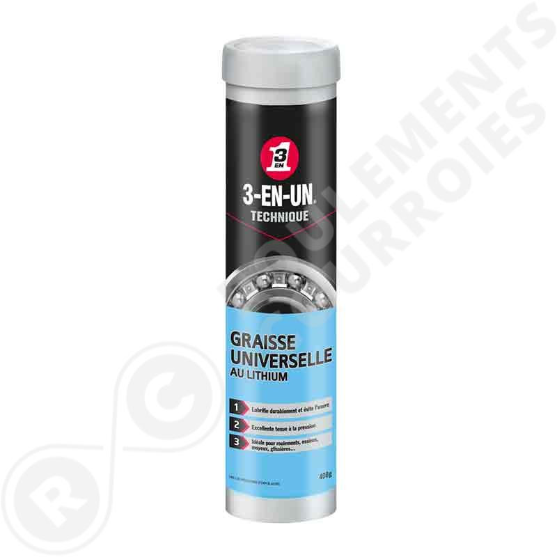 Graisse Universelle au Lithium 3-EN TECHNIQUE cartouche 400 g ...