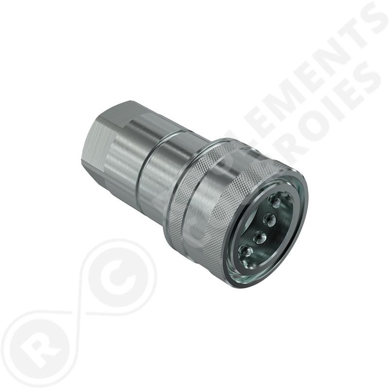 Coupleur hydraulique femelle Faster NV taille 3/8 Femelle NPT 3/8 | Roulements Courroies
