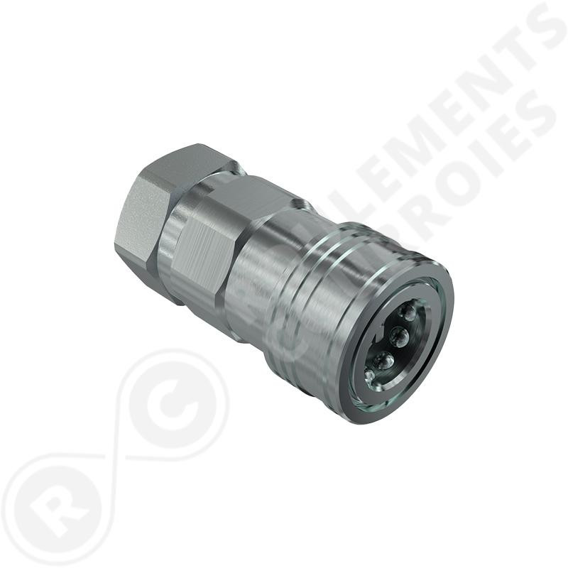 Coupleur hydraulique femelle Faster TNV taille 1" 1/2 Femelle GAZ 1" 1/2 | Roulements Courroies