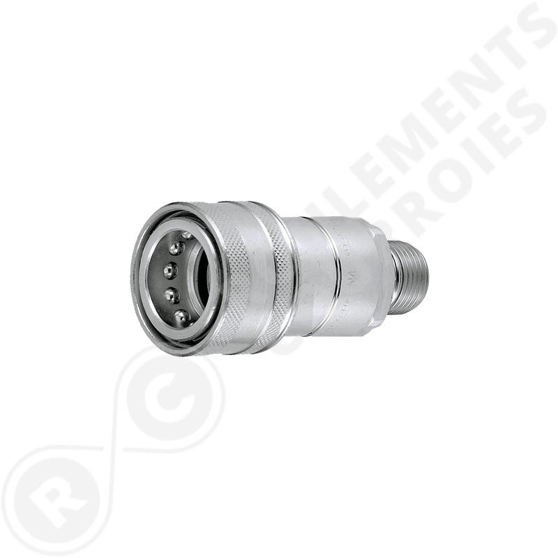 Coupleur hydraulique femelle taille 1/2 Femelle UM06L - M12x1.5 | Roulements Courroies