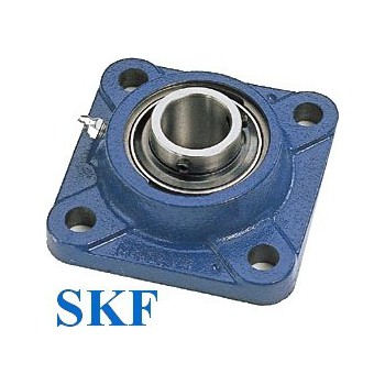 Palier carré SKF + roulement serrage vis pointeaux ref FY35TF | Roulements Courroies